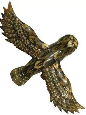 Accents | Vintage 200s Lacquered Wood Owl Figurine Standing Resin Tree ...
